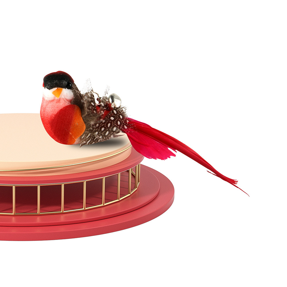 Bird Shape Interactive Cat Toys Strong Suction Cup Steel - Temu United