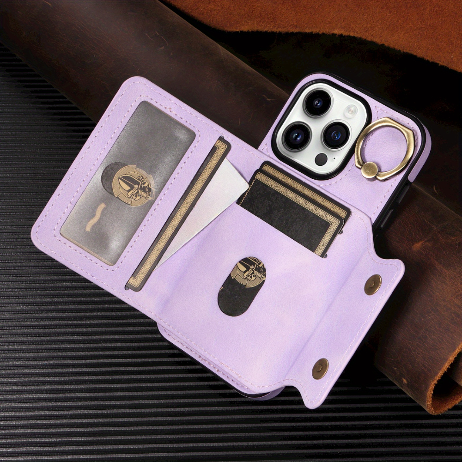 ring wallet leather case anti drop - Temu Australia