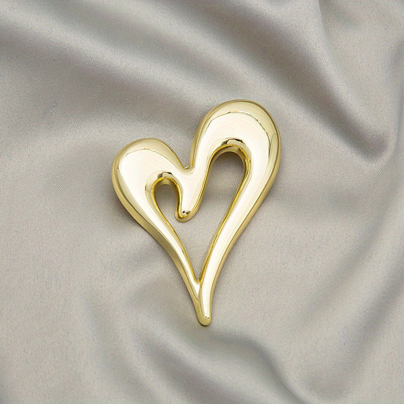 classic retro heart badges backpack lapel pin party wedding - Temu ...