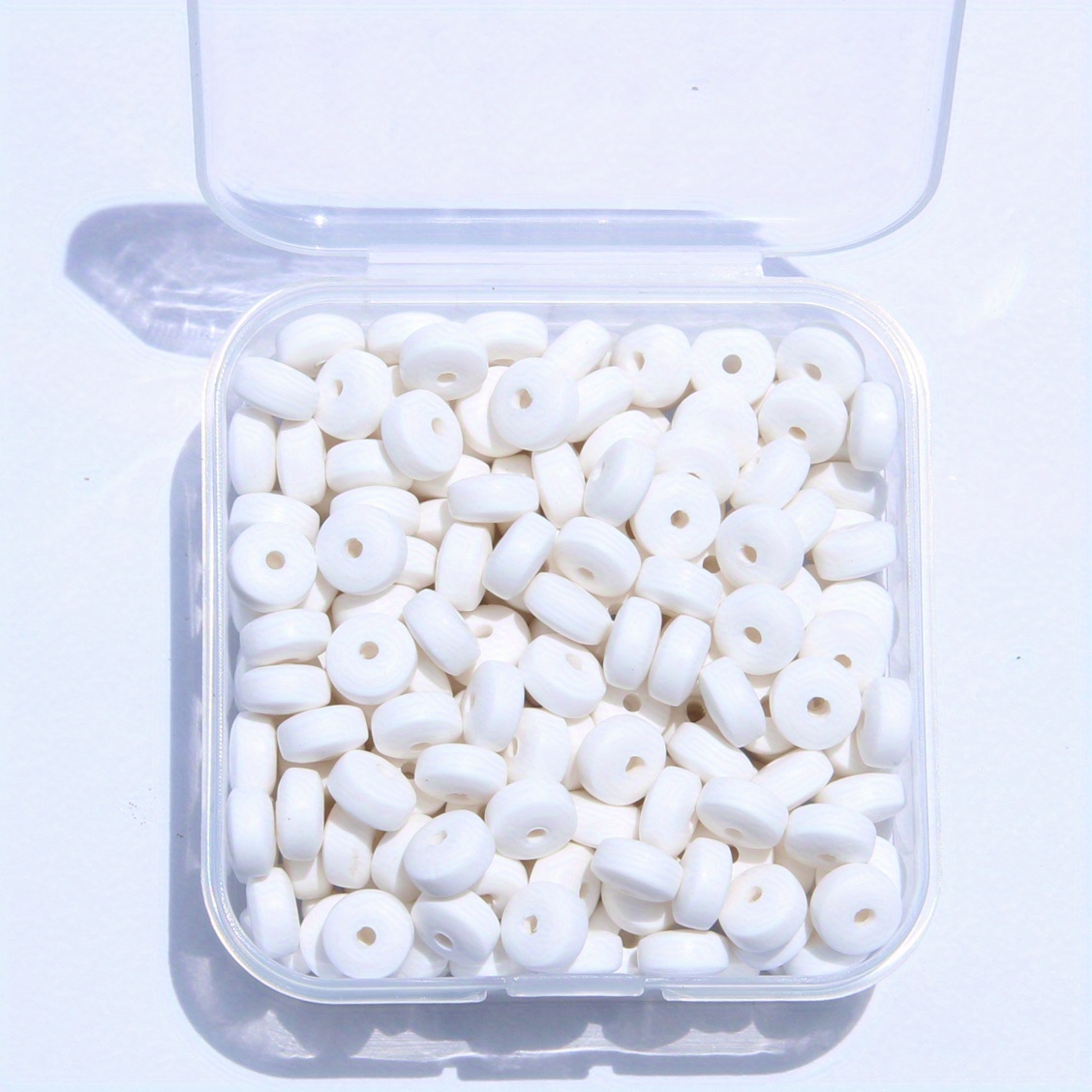 abacus beads mixed neon polymer clay beads flat - Temu New Zealand