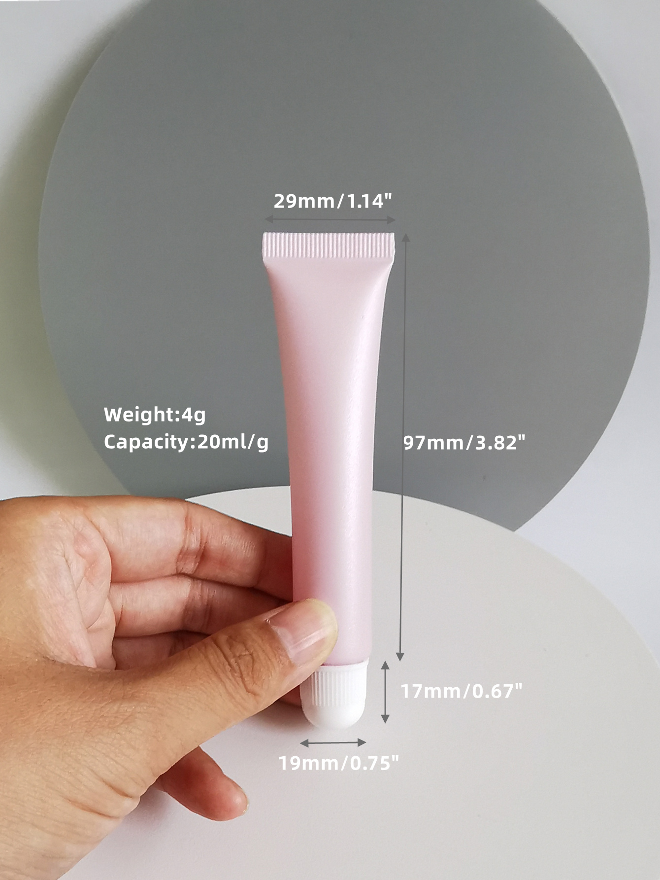 Lip Gloss Tubes Cosmetic Tubes Empty Soft Refillable Lip Balm ...