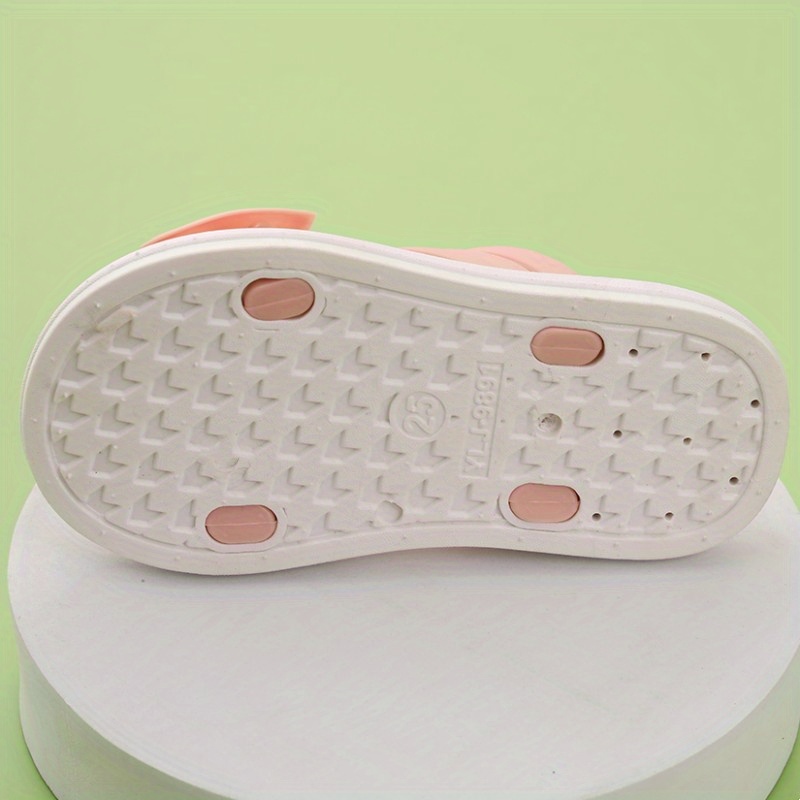 Jiageya Trendy Cute Solid Color Open Toe Sandals Girls - Temu Australia