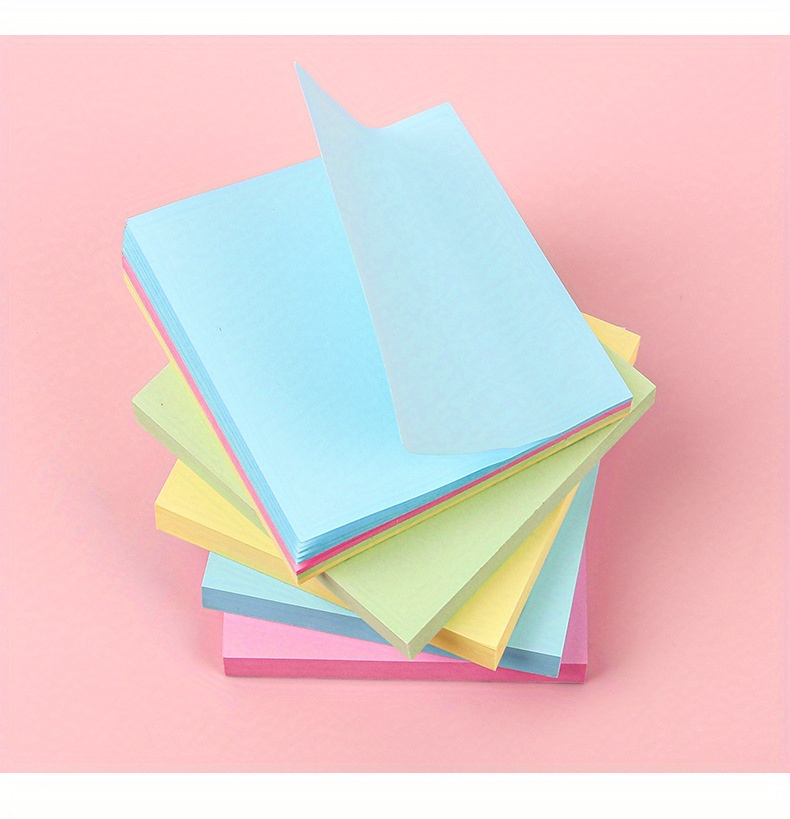 Sticky Notes Colorful Office Stationery Creative Memo Pad - Temu Australia