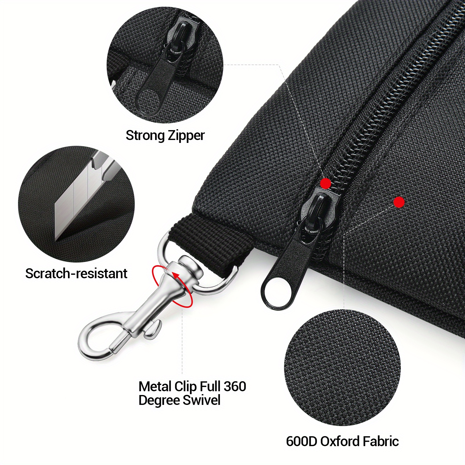 Golf Tee Pouch Set Professional Zipper Golf Tee/ball Pouch - Temu