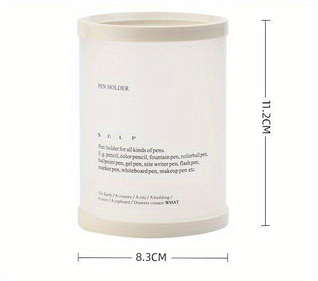 Cylindrical Desktop Storage Box Student Learning Supplies - Temu New ...