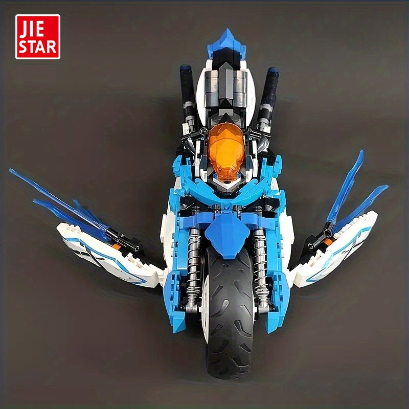 1230pcs motorcycle model building block assembly toy set diy model ...