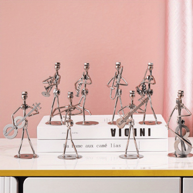 Metal Musician Statue Musical Instrument - Temu Norway