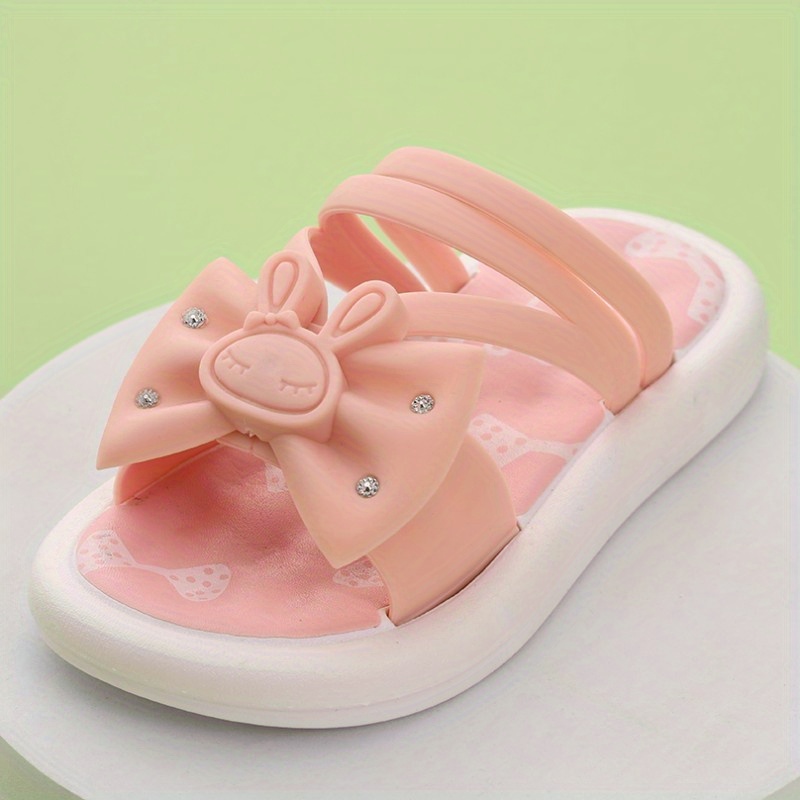 Jiageya Trendy Cute Solid Color Open Toe Sandals Girls - Temu Australia