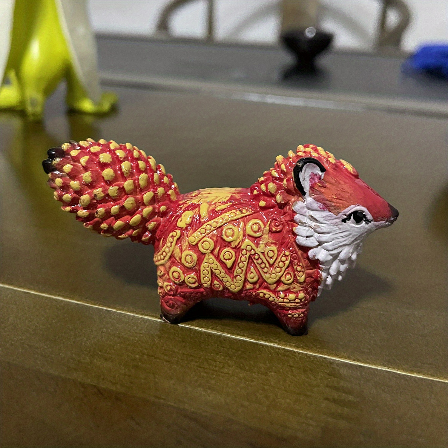 New Product Love Fox Resin Crafts Decorations Desktop - Temu New Zealand