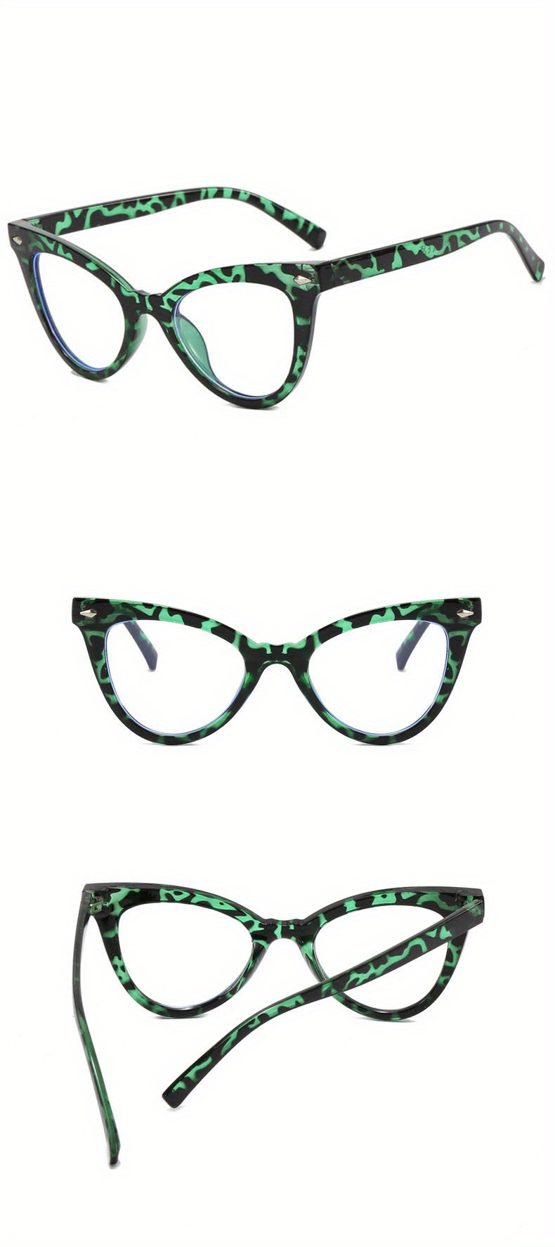 Blue Light Blocking Glasses Retro Tortoiseshell Cat Eye - Temu