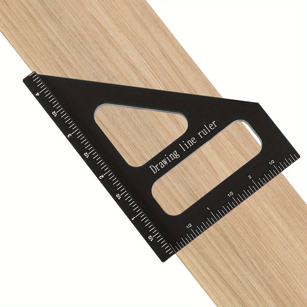 Carpenter Aluminum Miter Triangle Hole Ruler - Temu United