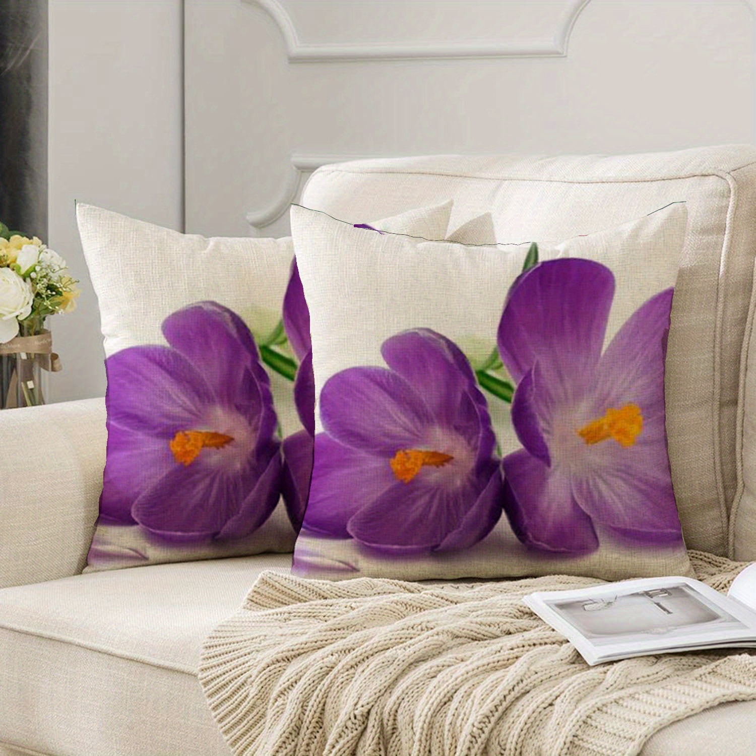 Printed Dec Pillowcase Linen - Temu Ireland