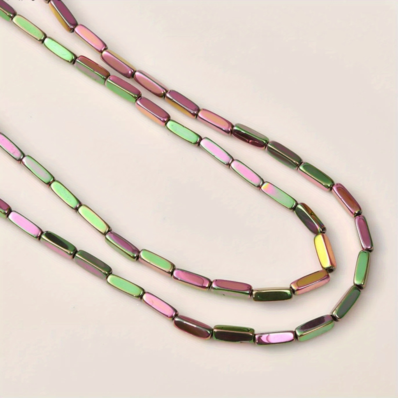 Strand Hematite Tube Bead Diy Jewelry Making Bracelet - Temu United Kingdom