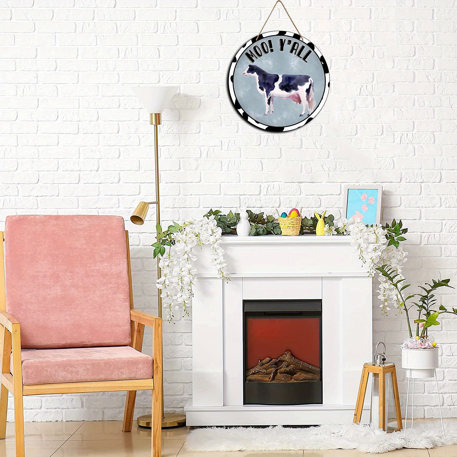 Farm Round Wooden Door Sign Rustic Wall Door Sign - Temu Ireland