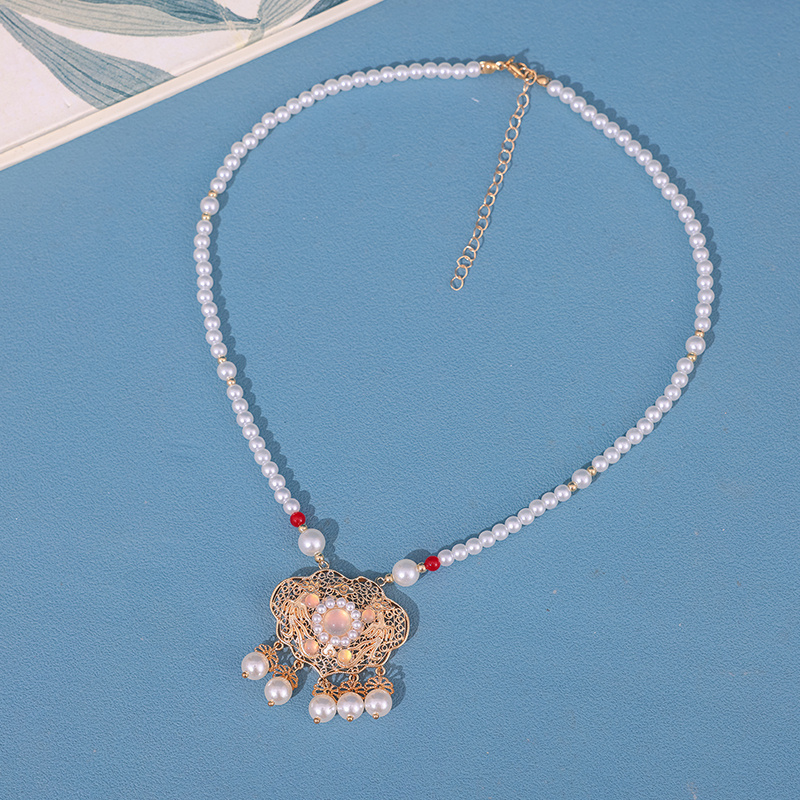 chinese style pearl necklace costume - Temu Canada