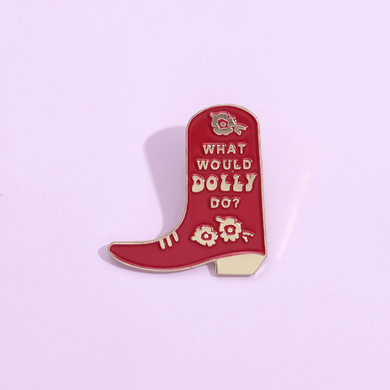 Boot Enamel Pin inspired Lapel Badge - Temu United