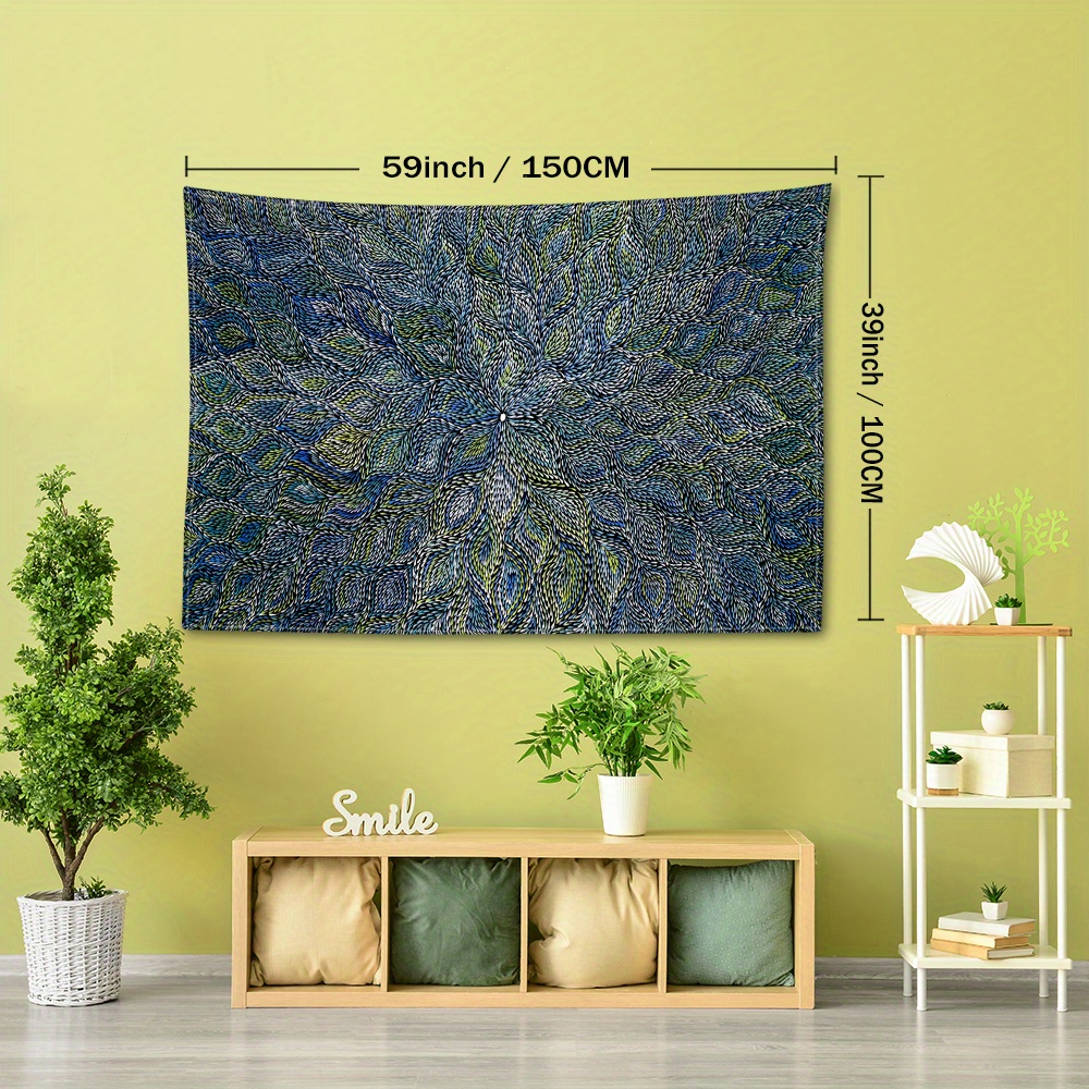 Mandala Printed Tapestry Wall Hanging Bohemian - Temu Ireland