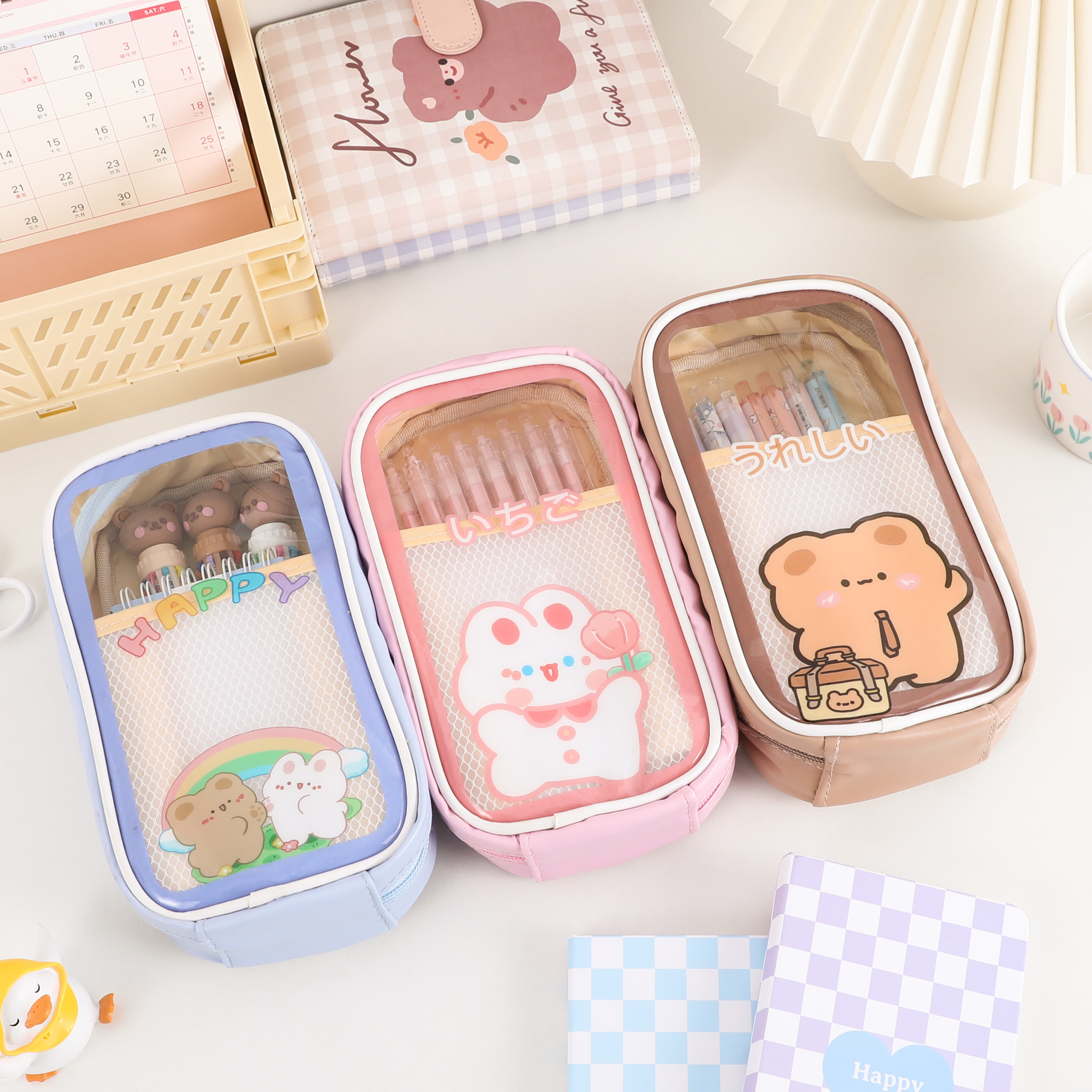 large capacity pencil case stationery box 2022 new popular - Temu Australia