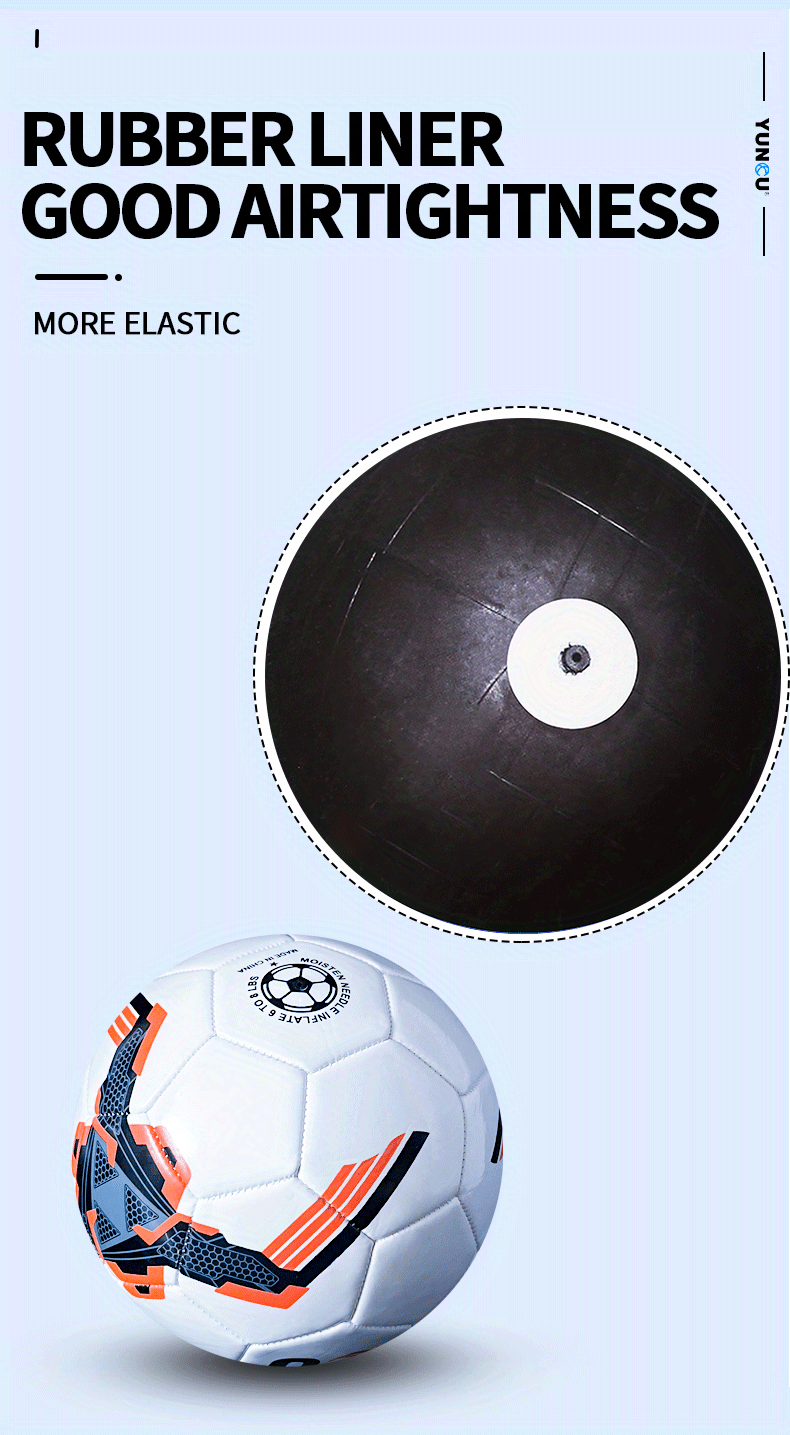 Durable Waterproof Soccer Ball - Perfect For Outdoor Competition And ...