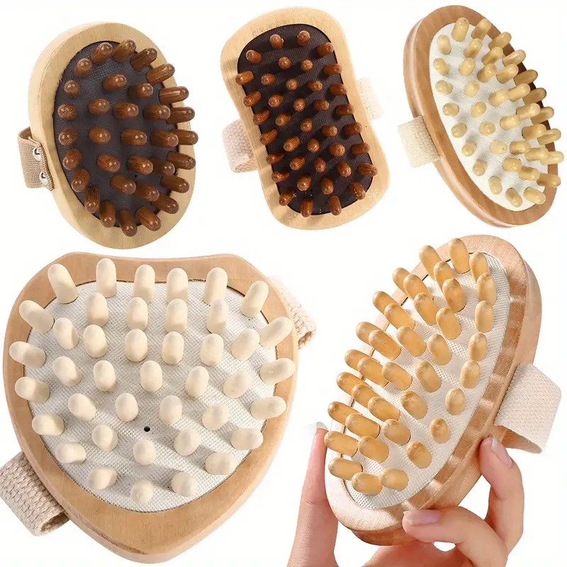 Mushroom Wood Massager Wood Tool Full Body Wood Massager Temu