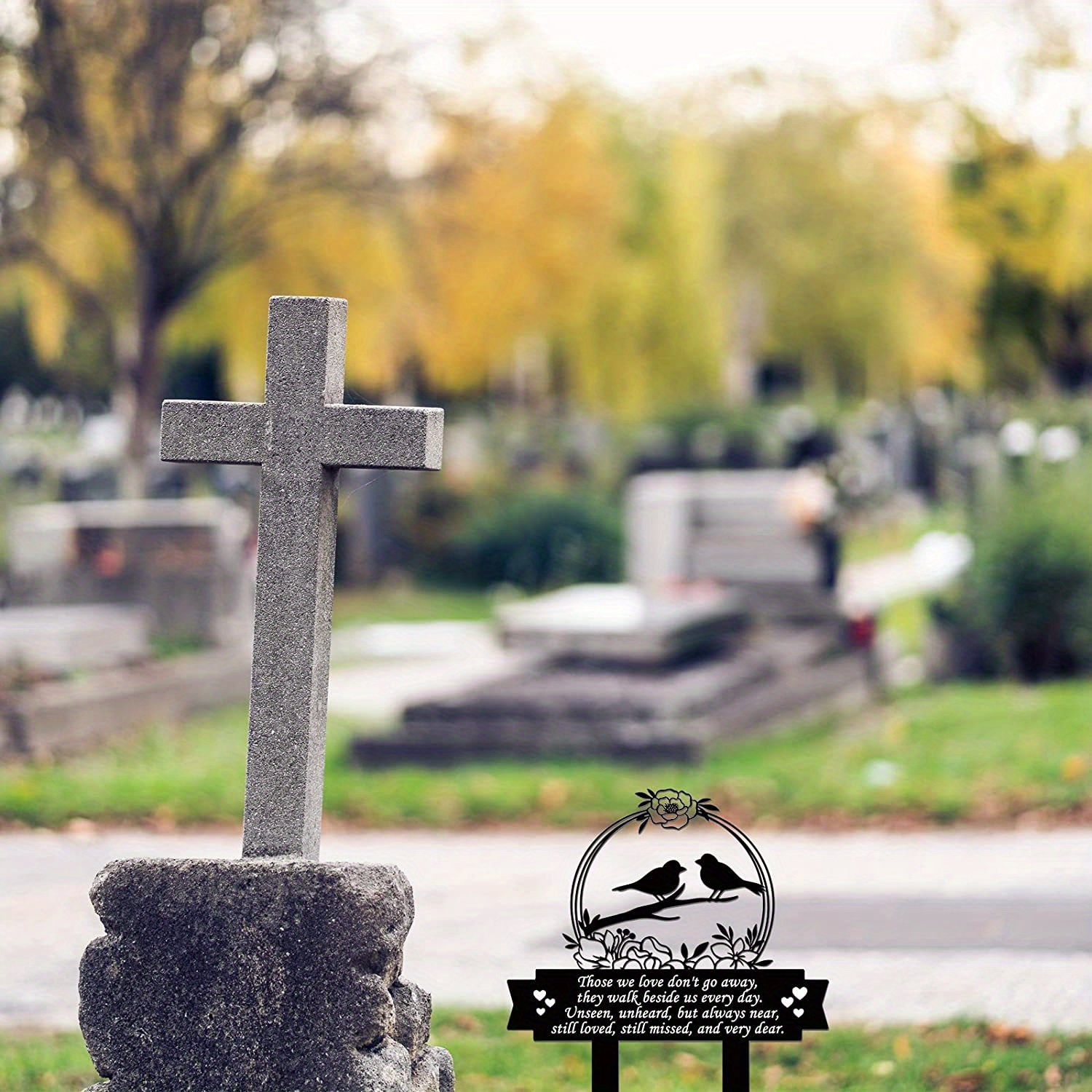 Day Dead Memorial Cemetery Metal Decoration Insert Outdoor - Temu ...