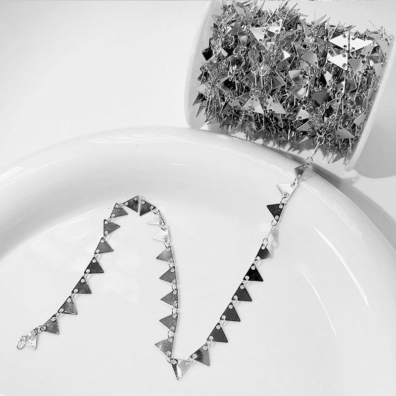 Golden Silvery Chain Color Preserving Heart Shape - Temu Canada