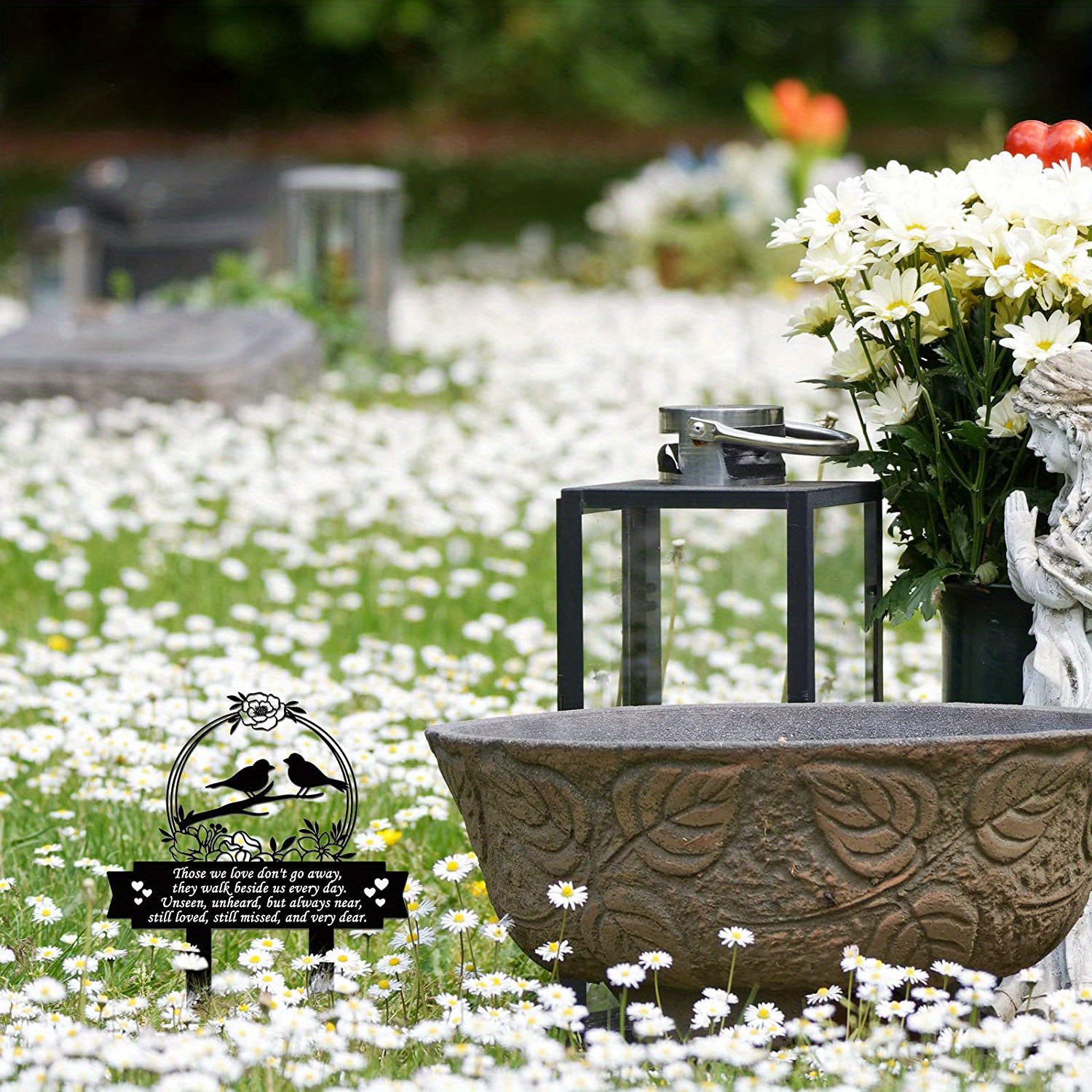 Day Dead Memorial Cemetery Metal Decoration Insert Outdoor - Temu ...