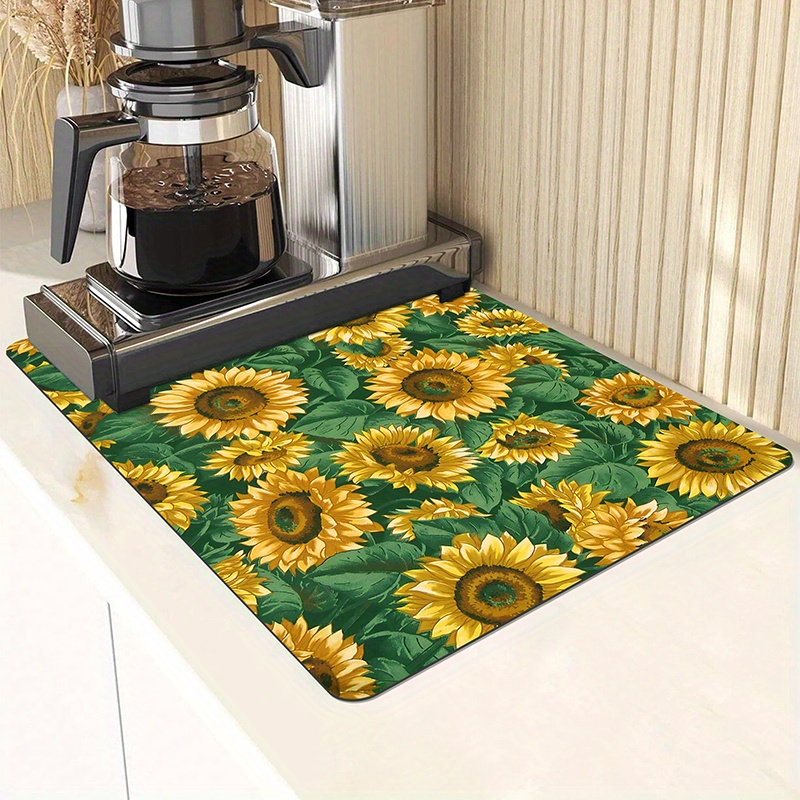 Kitchen Drain Mat Countertop Drain Mat Explosive Style - Temu United ...