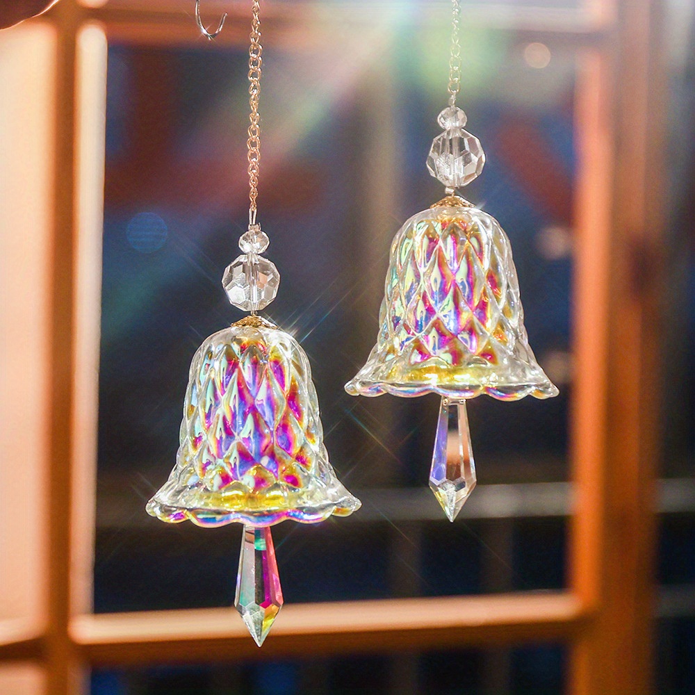 Hanging Crystal Wind Chime Prism Rainbow Pendant Garden Lawn - Temu ...