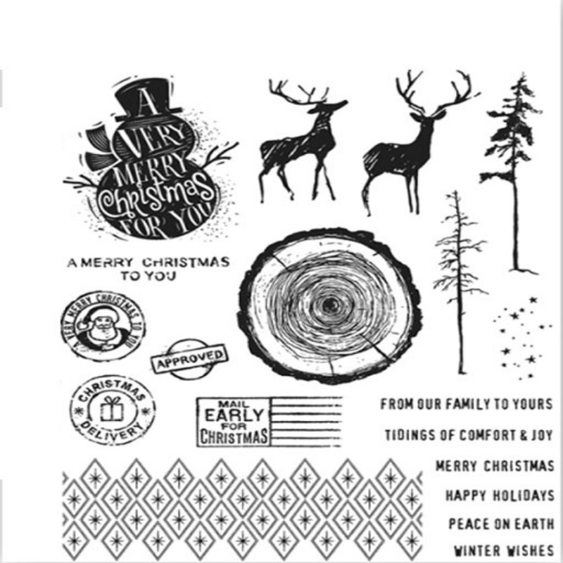 Stamps Dies 2023 2024 Card Making Christmas Snowman Clear - Temu United ...