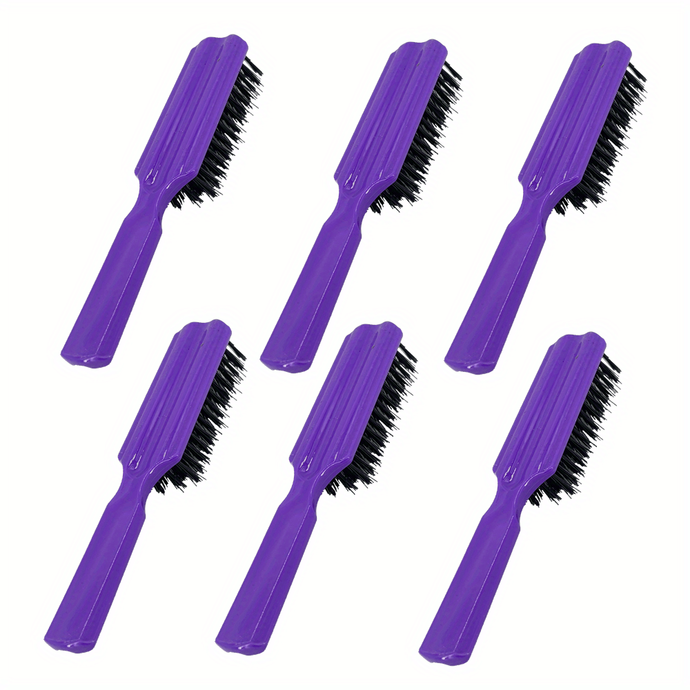 Nylon Bristle Brush Plastic Handle Hair Comb Designed Hair - Temu Australia