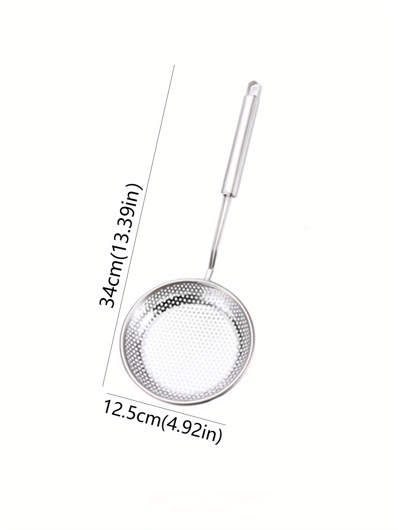 Stainless Steel Colander Ladle Long Handle Household Kitchen - Temu New ...