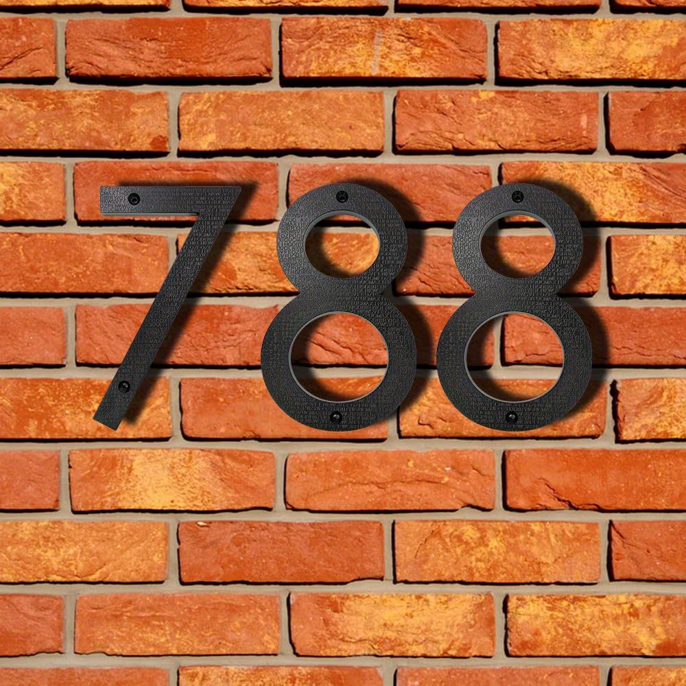 floating large house numbers outside address numbers house - Temu ...