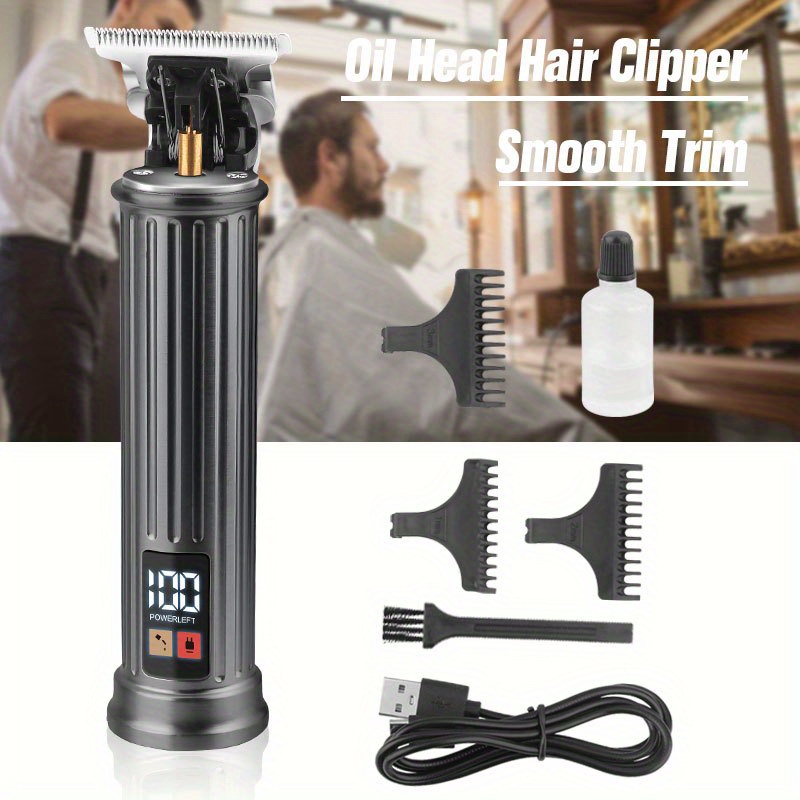 Electric Hair Clipper Professional Usb Cordless Hair Clipper For Men ...