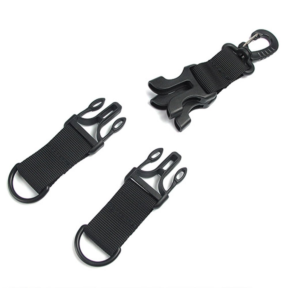 outdoor camping hiking multi functional keychain with nylon webbing and ...