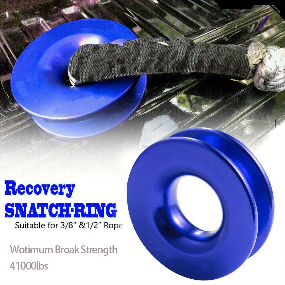 Atv Utv Suv Truck road Vehicle Recovery Ring Winch Rope - Temu