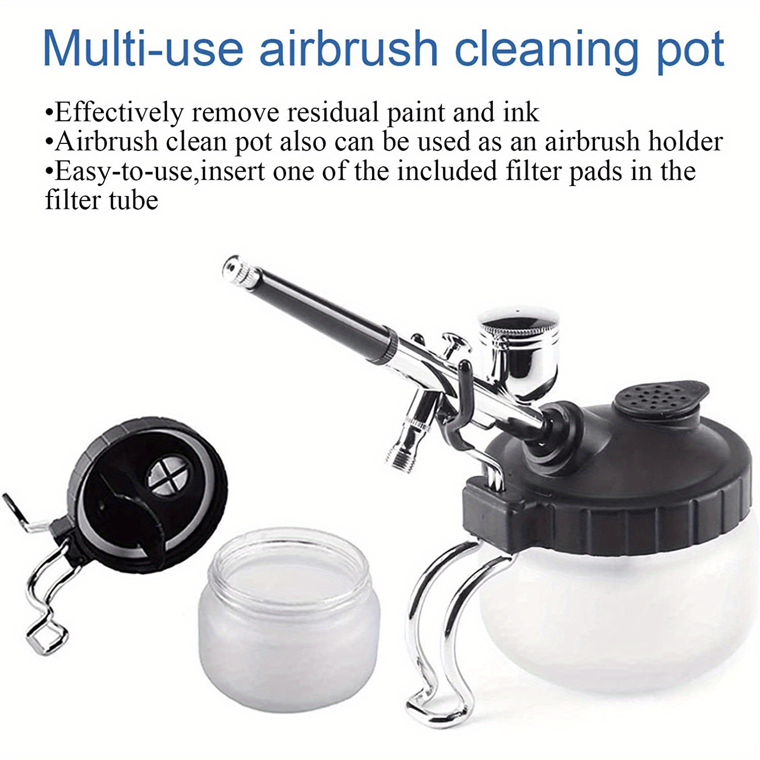 Airbrush Deluxe Airbrush 1 Cleaning Pot Holder - Temu