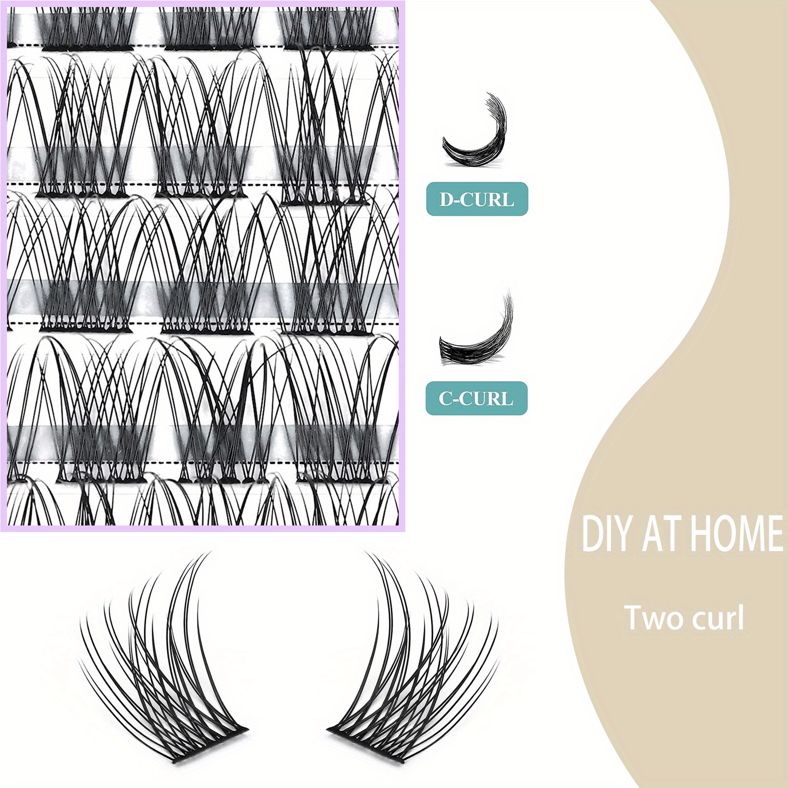 lash clusters fluffy individual cluster eyelashes extension - Temu Ireland