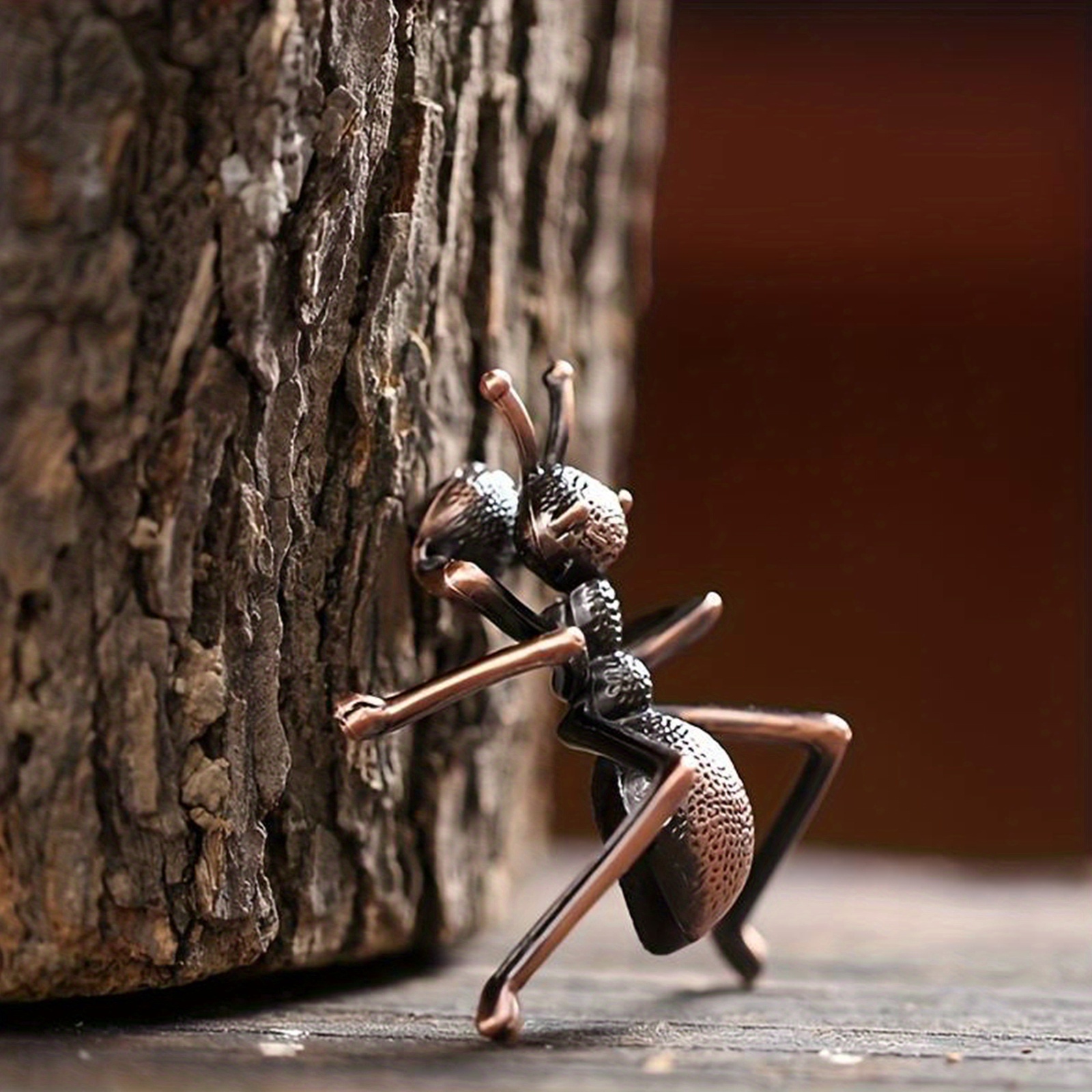 Cute Animal Vintage Ant Statue Mini Portable - Temu