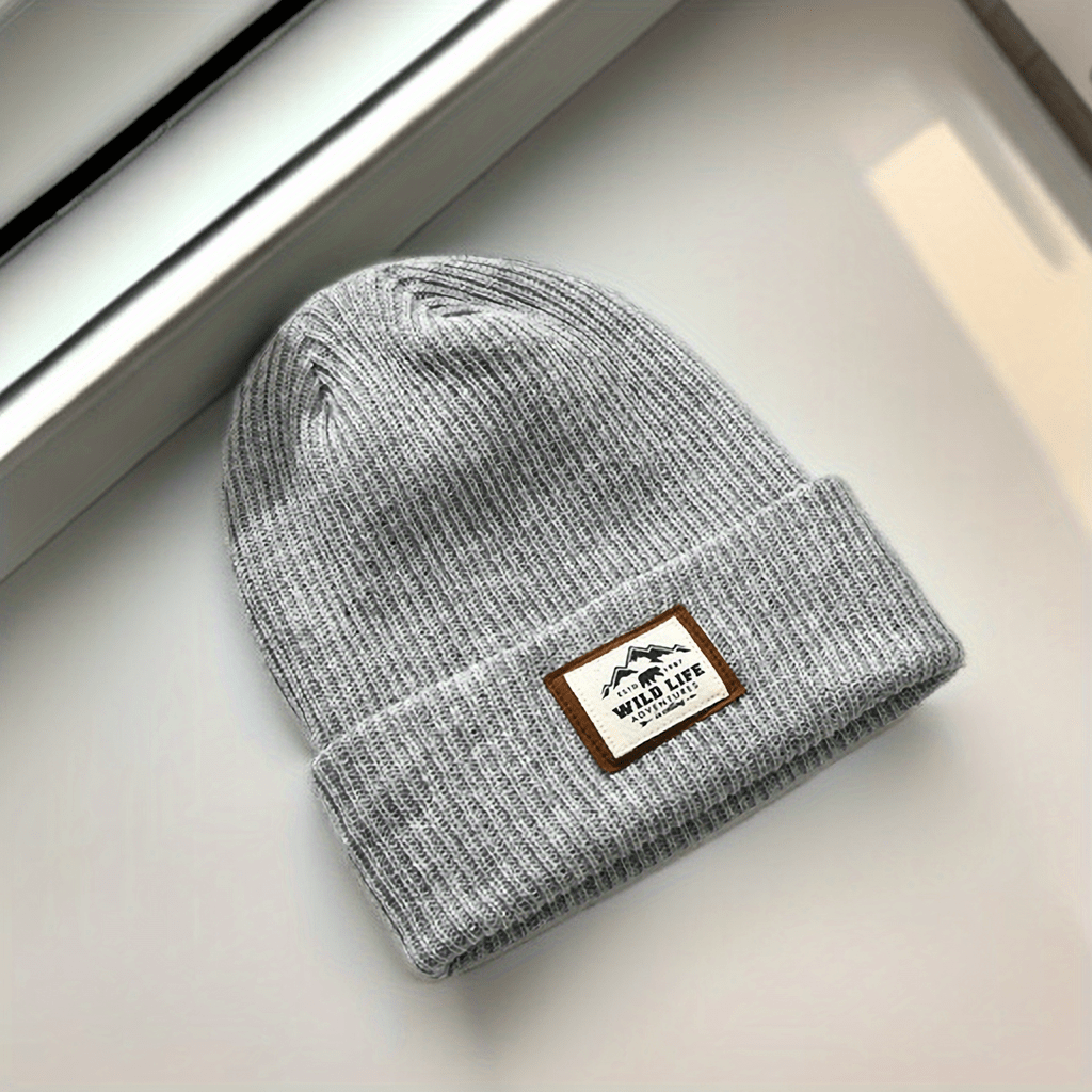 Fashionable Ear Protection Windproof Knit Beanie Hat Outdoor - Temu ...