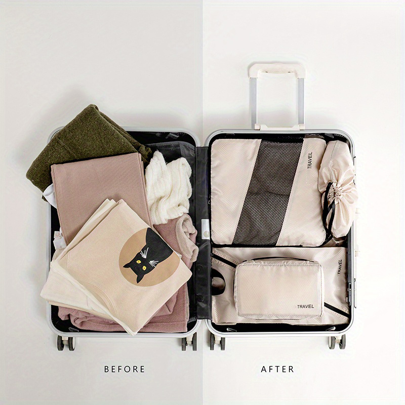 Compression Packing Cubes Suitcases - Temu