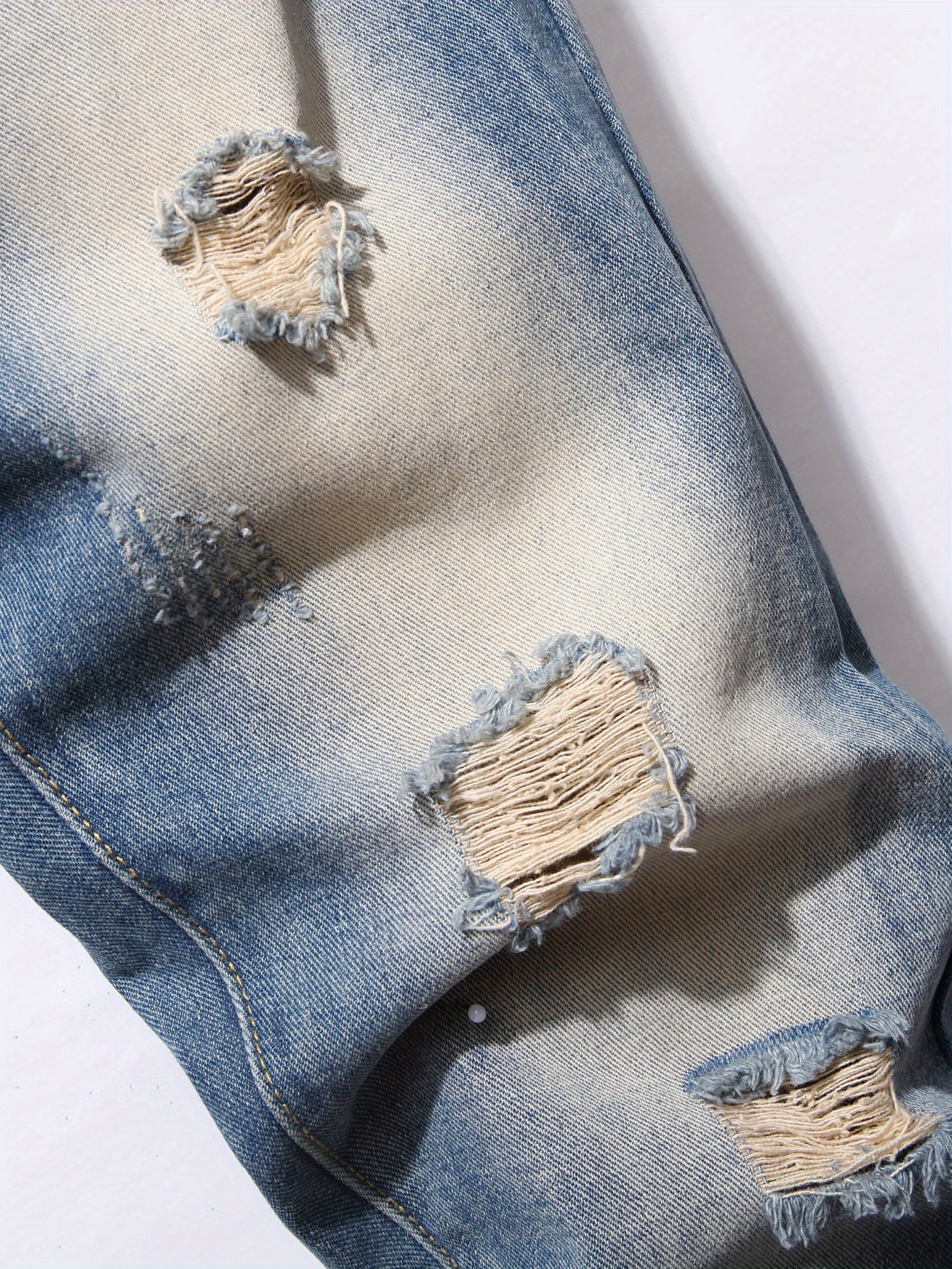 slim fit ripped jeans men's style distressed - {region_name}