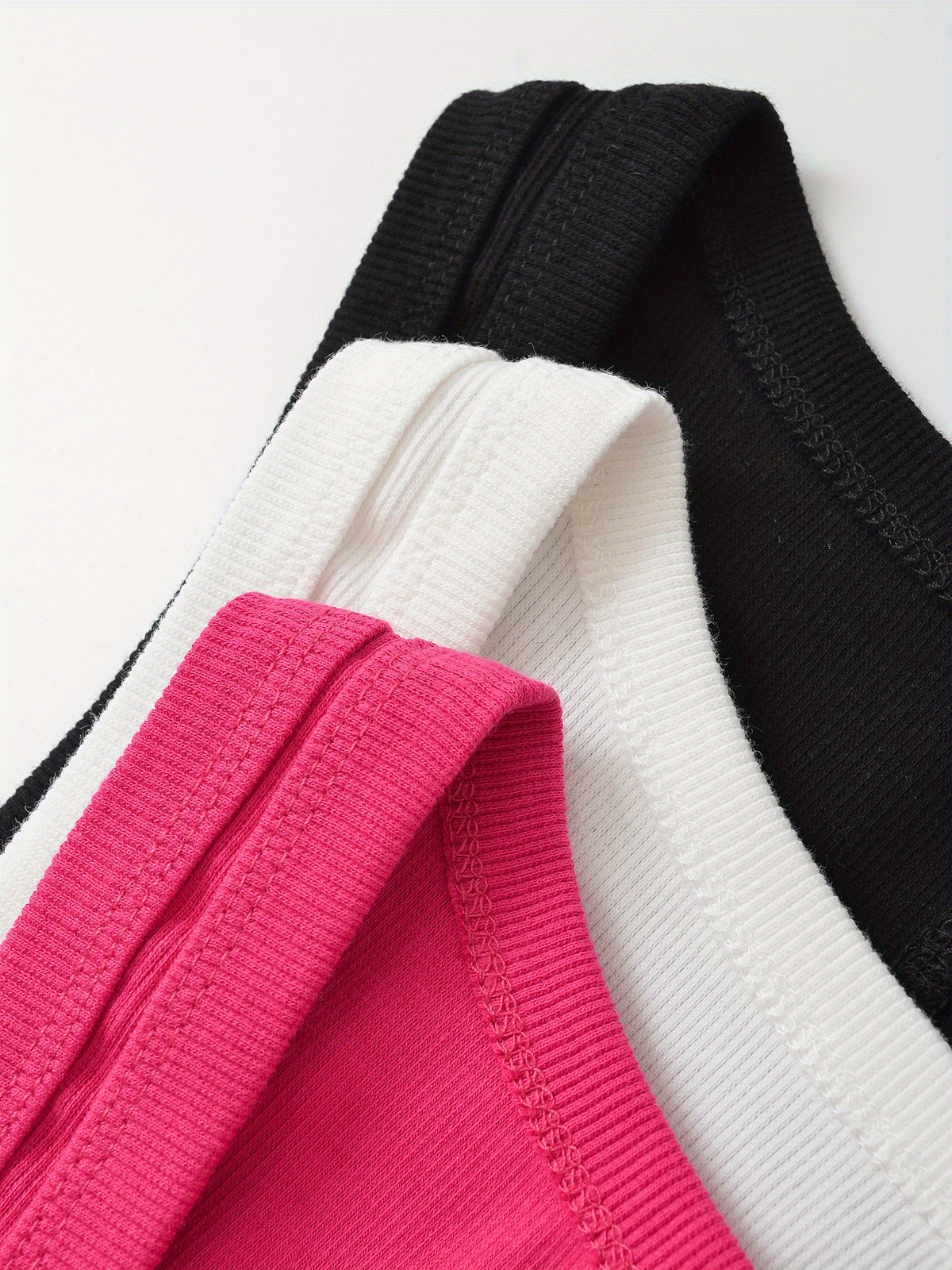 Slim Ribbed Tank Tops Casual Scoop Neck Summer Sleeveless - Temu ...