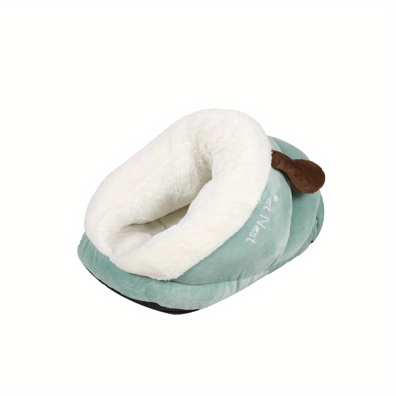 warm cat kennel semi enclosed cozy plush cat - Temu Netherlands