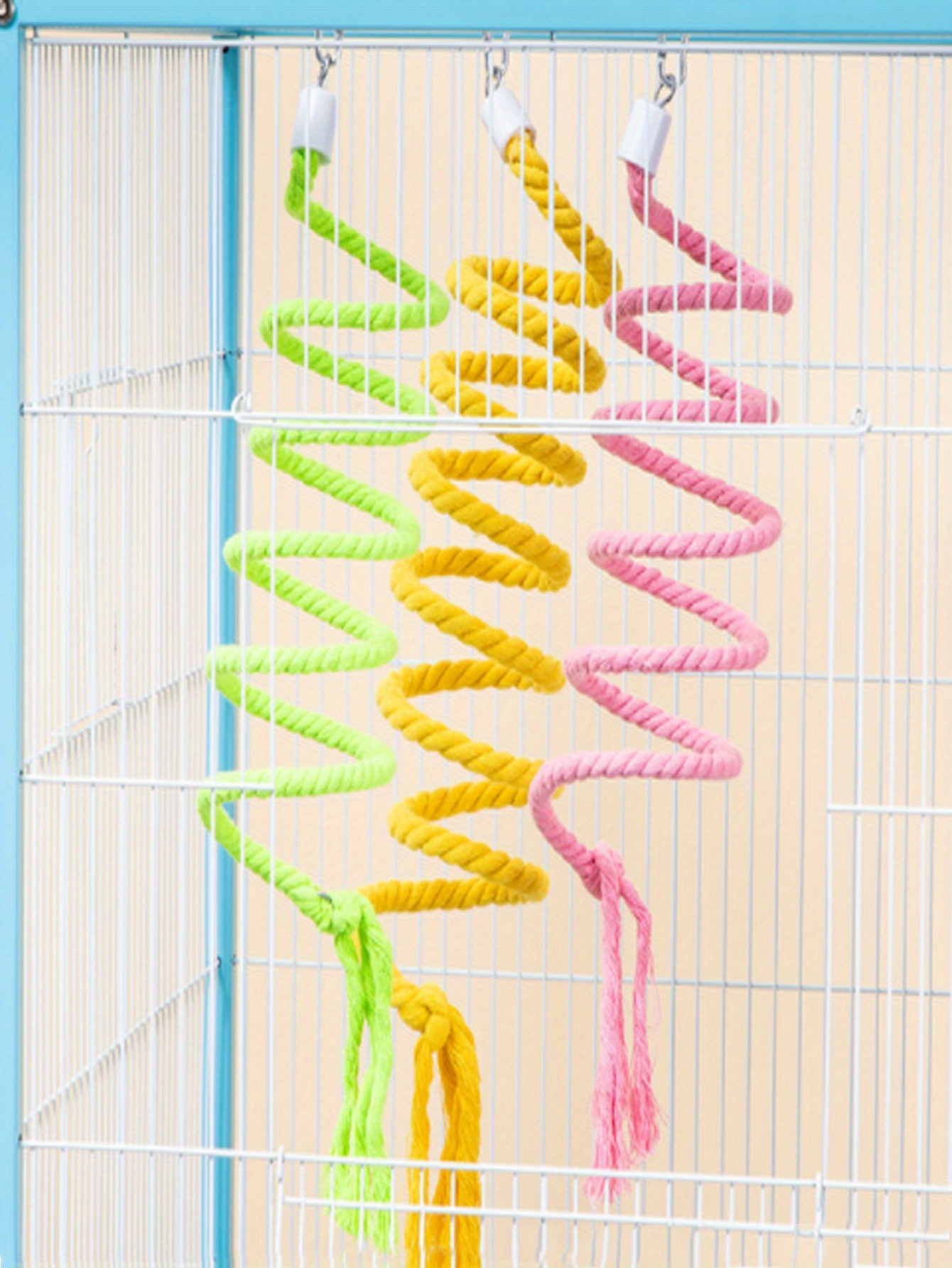 parrot bird cotton rope toy bird swing climbing - {region_name}