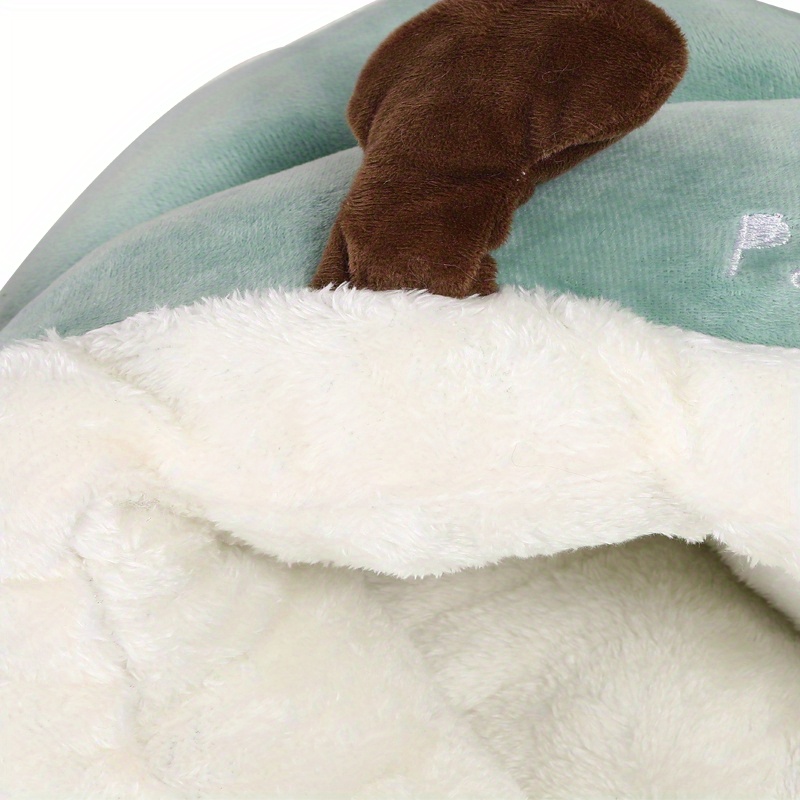 Warm Cat Kennel Semi enclosed Cozy Plush Cat - Temu New Zealand