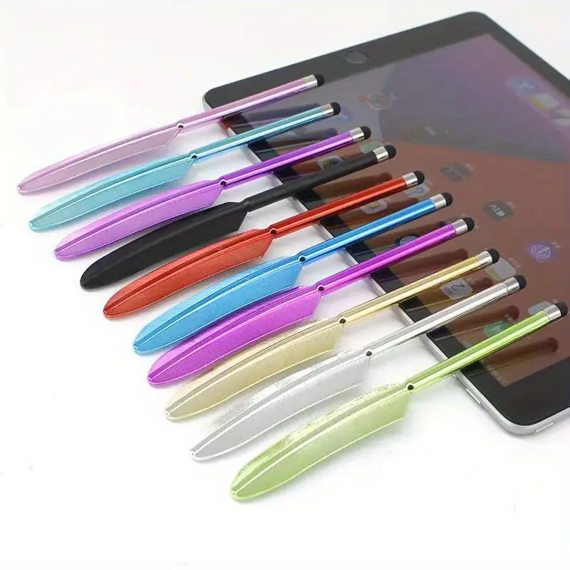 510pcs 레트로 모조 깃털 터치 펜 스크린 전용 펜 유니버설 펜 Ios Android 모바일 Temu Korea