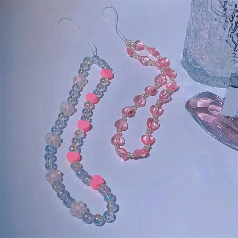 Fashionable Cute Sweet Style Keychain Girls Resin Flower - Temu