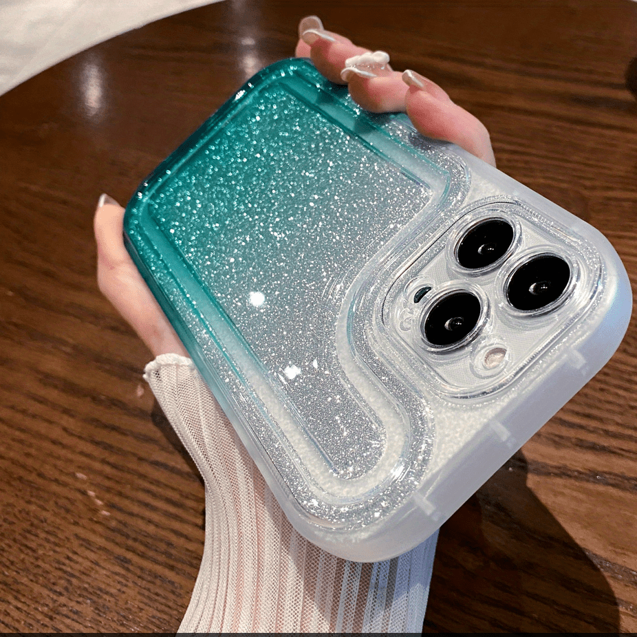 Simple High end Transparent Gradient Mobile Phone Case - Temu United