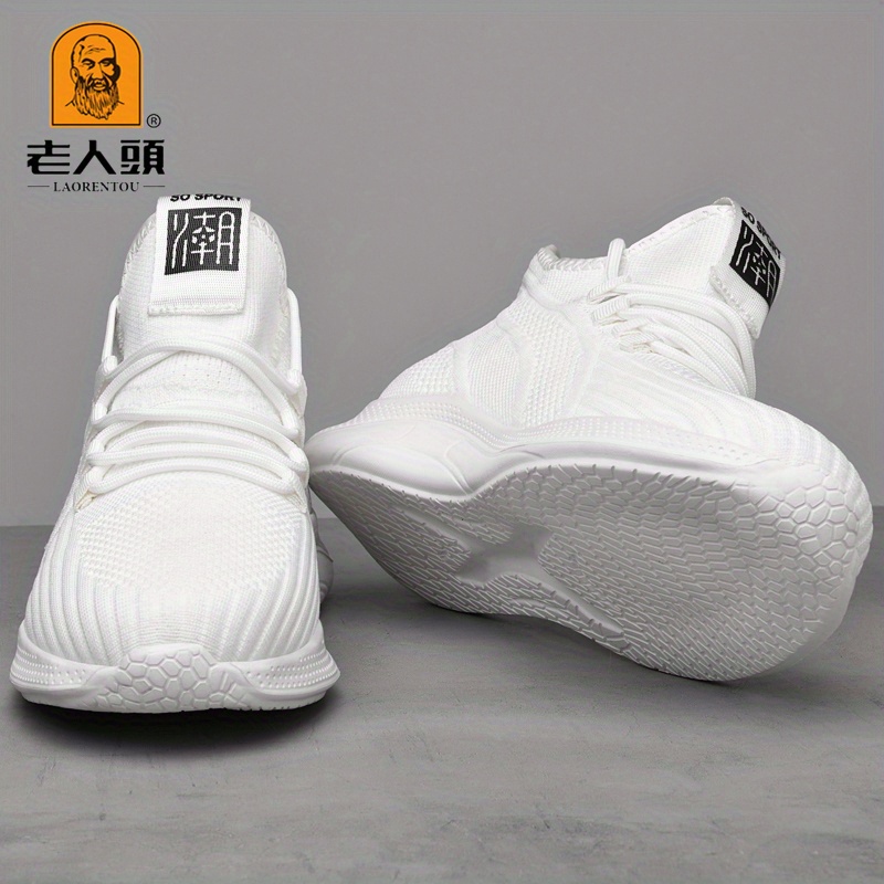 Mens Slip On Mesh Sneakers With Shoelaces Odor Resistant Athletic Shoes